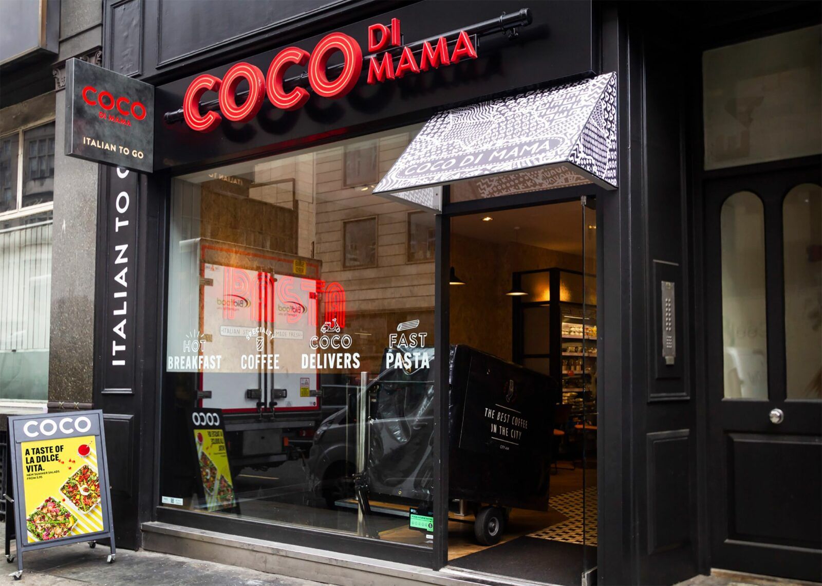 Coco di Mama | Monument | Pasta, sides & desserts | Delivery in London